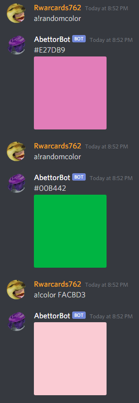 AbettorBot Color System Usage Guide – AbettorBot